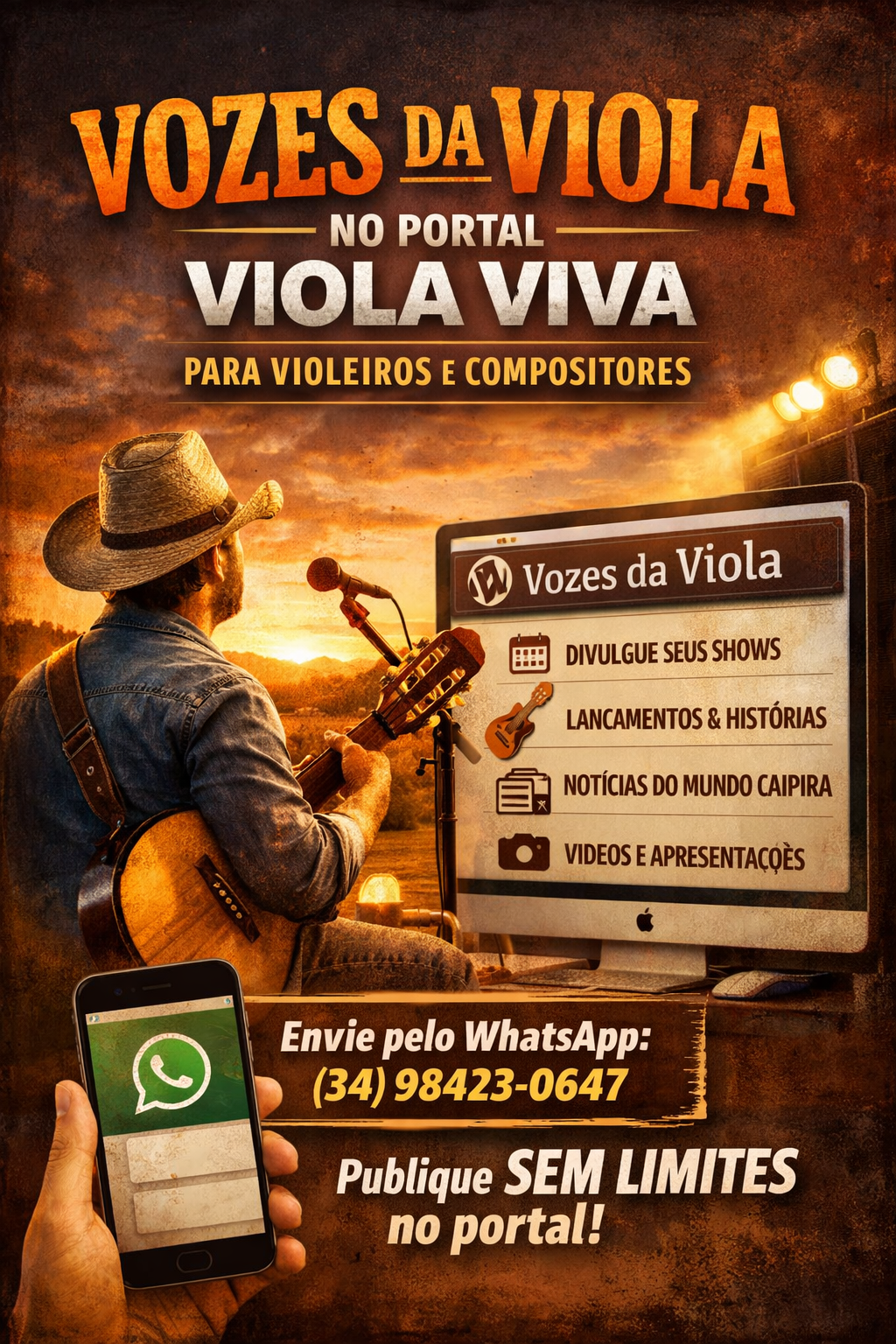 Vozes da Viola: Seu Talento Merece Ser Divulgado em Todo o Brasil ...